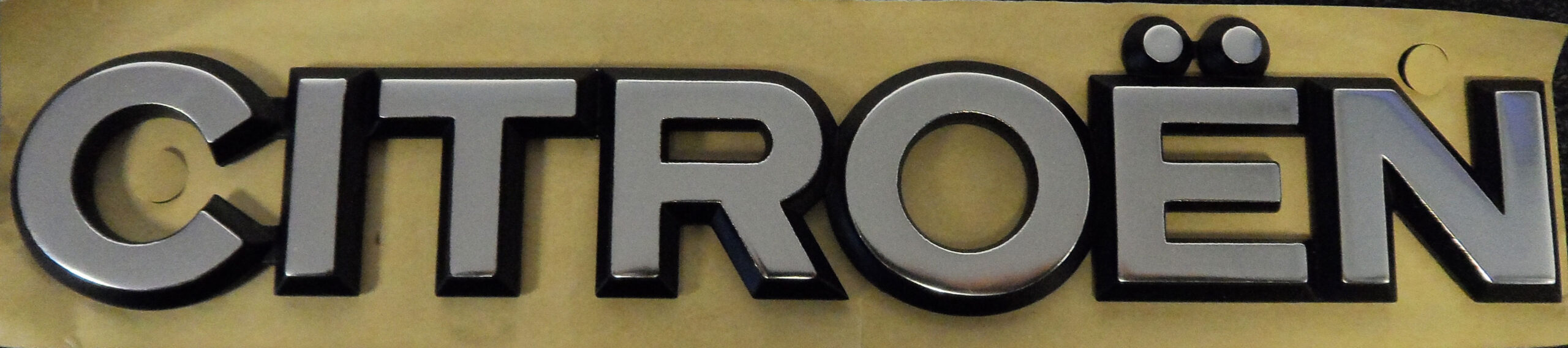 Citroen Plastic Badge - NEW - The Chevronic Centre