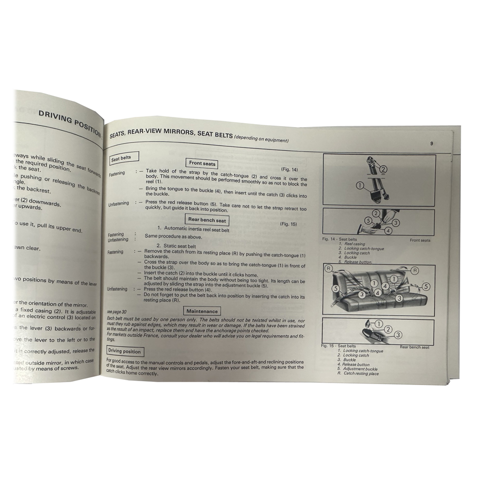 Citroen CX Saloons Petrol Engine Owners Manual - The Chevronic Centre
