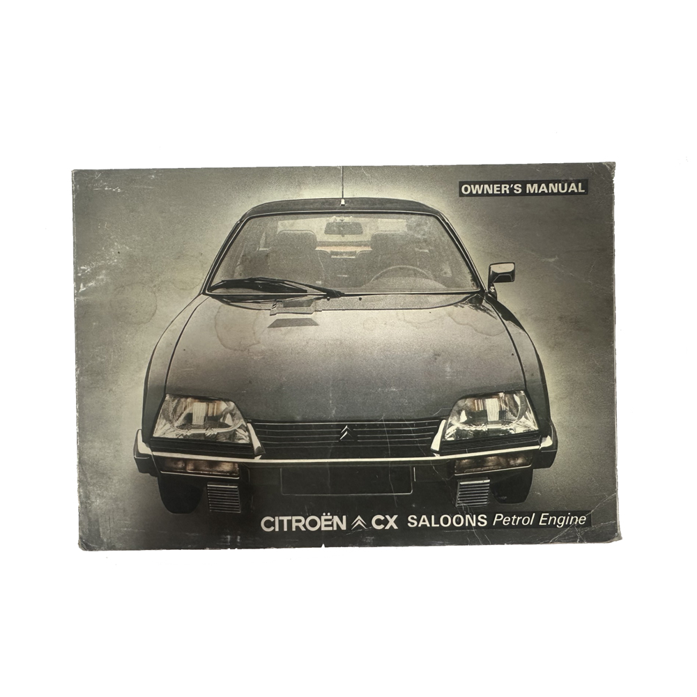 Citroen CX Saloons Petrol Engine Owners Manual - The Chevronic Centre